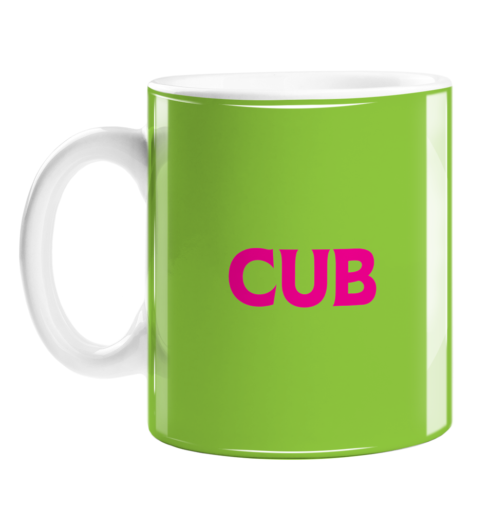 Cub Mug | LGBTQ+, LGBT Gifts For Gay Men, Pop Art, Pink, Green — LEMON LOCO