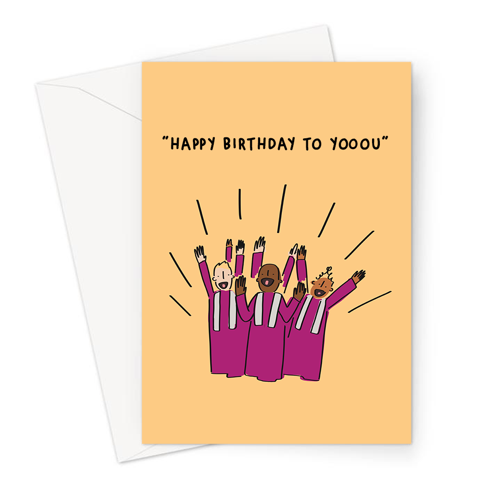 Happy Birthday To Yooou Greeting Card | Choir Singing Happy Birthday ...